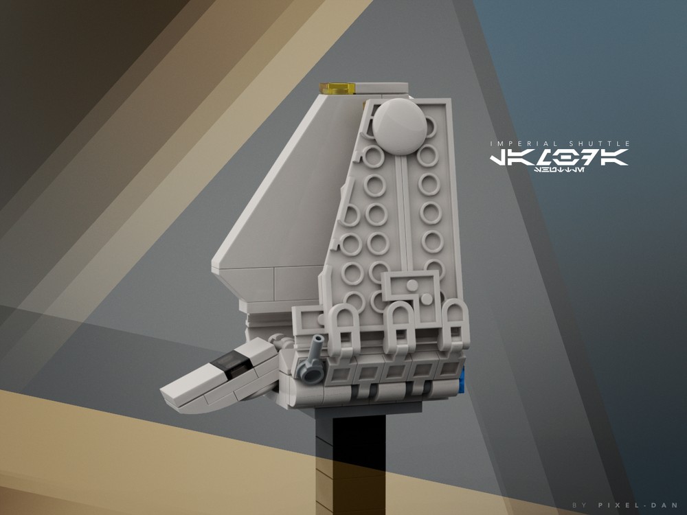 LEGO MOC Lambda Class T-4a Imperial Shuttle UCS Mini Scale 1:250 by ...