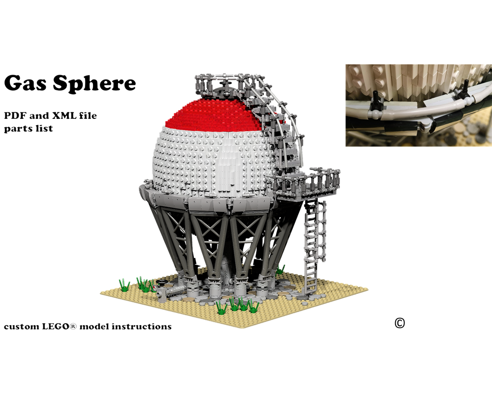 LEGO MOC Gas Sphere by ymarilego | Rebrickable - Build with LEGO