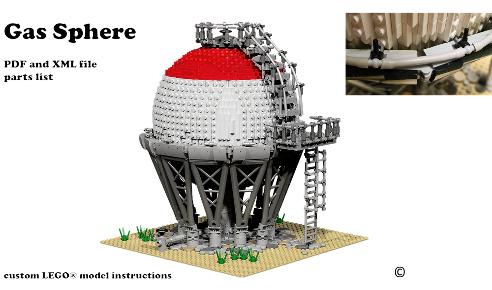 LEGO MOC Gas Sphere by ymarilego | Rebrickable - Build with LEGO