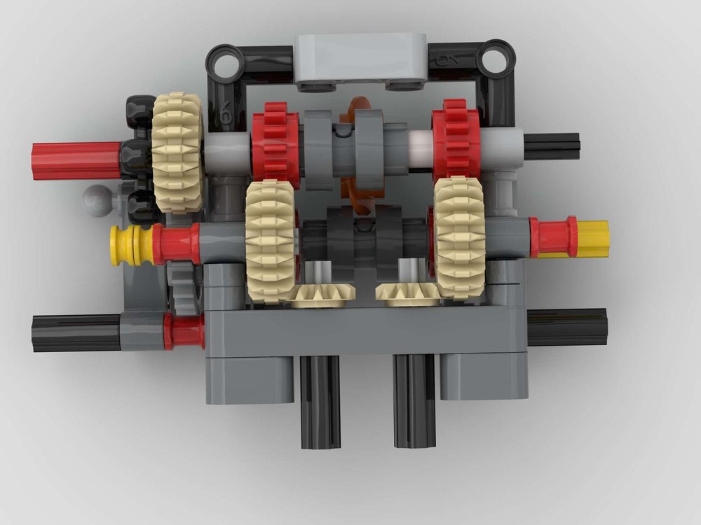 LEGO MOC 4 Output Distribution Transmission by Seswaroto | Rebrickable ...