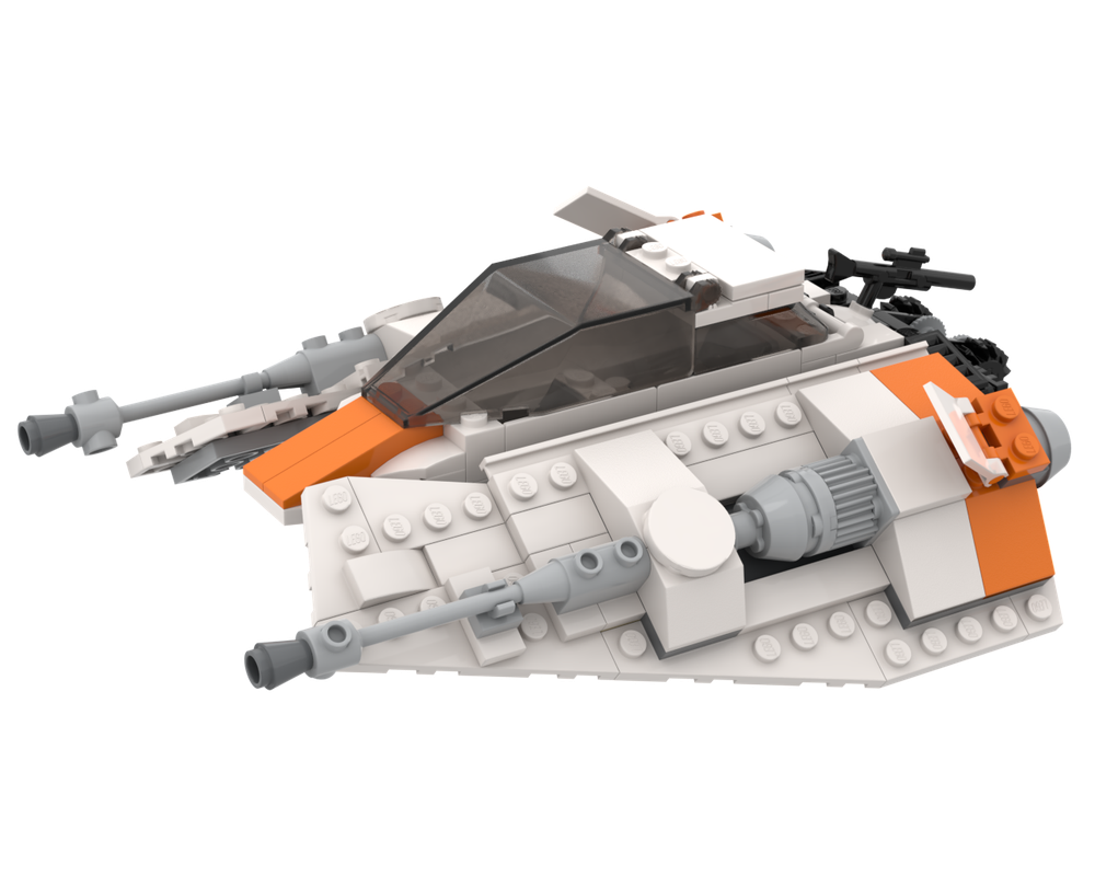 LEGO MOC T-47 Snowspeeder by monkgyatso | Rebrickable - Build with LEGO