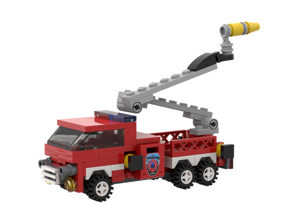 Lego Moc Fire Engine By Bobby03 Rebrickable Build With Lego