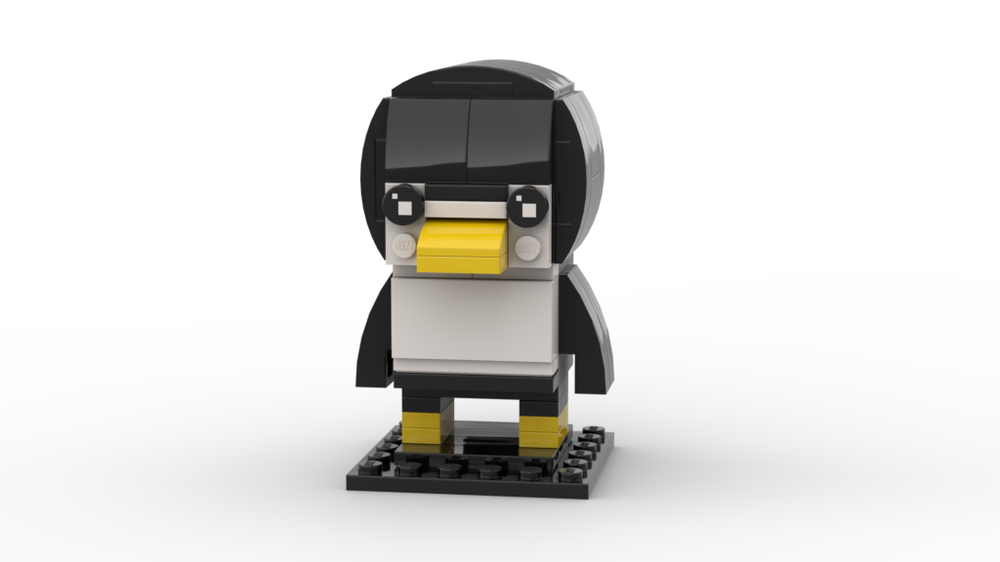LEGO MOC Tux Penguin - Linux mascot by Lenarex | Rebrickable - Build ...