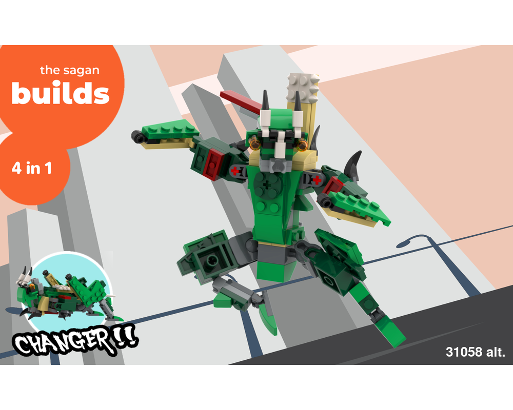 LEGO MOC Mighty Hopper by thesagan | Rebrickable - Build with LEGO