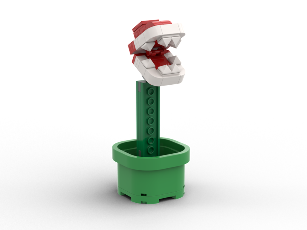 LEGO MOC Piranha Plant by Salva | Rebrickable - Build with LEGO