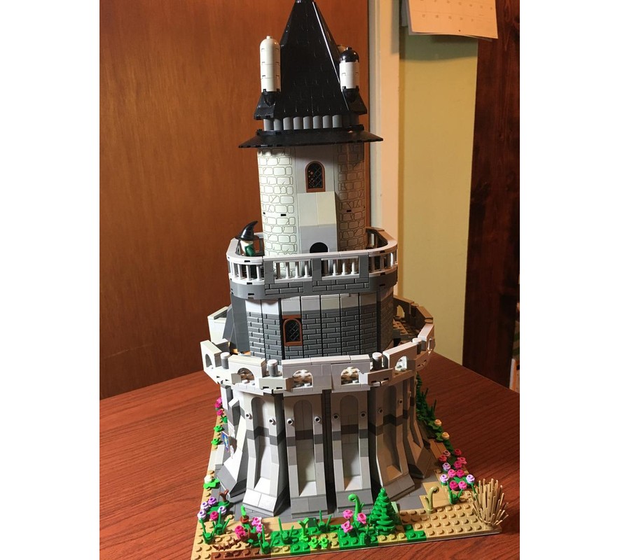 LEGO MOC Wizard's Tower by cigarcamel | Rebrickable - Build with LEGO