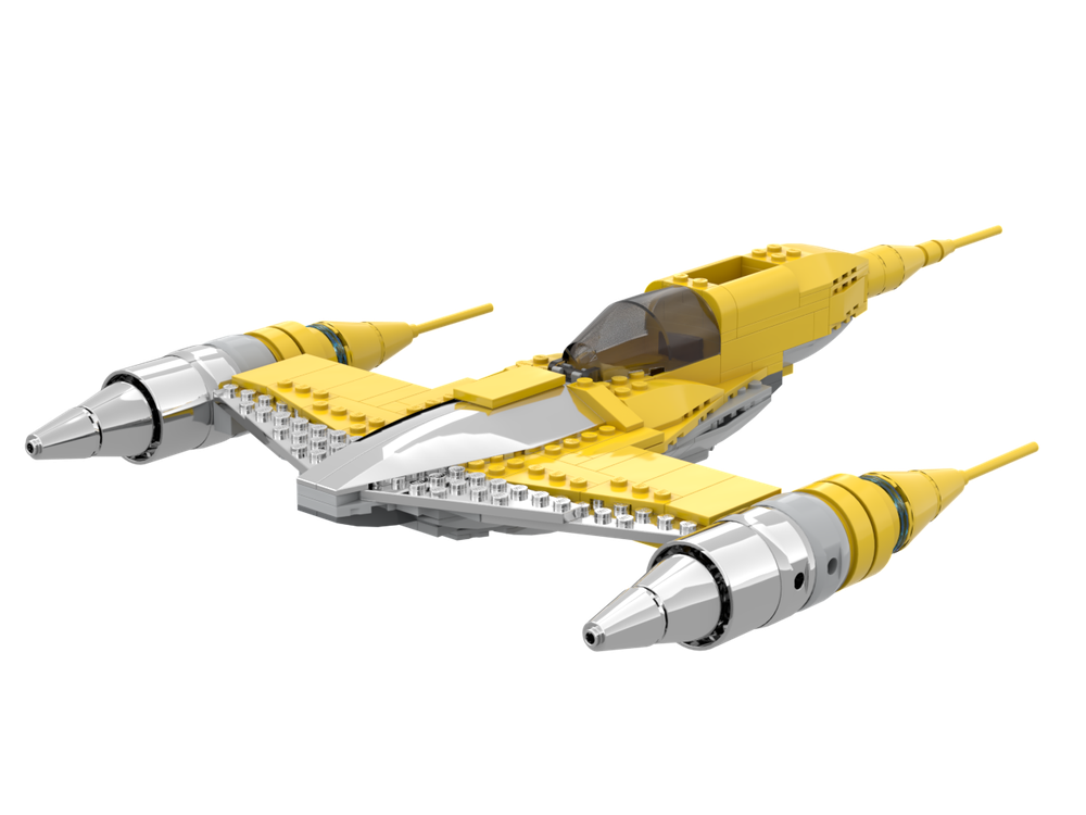 Lego Moc Naboo N 1 Starfighter By Monkgyatso Rebrickable Build With