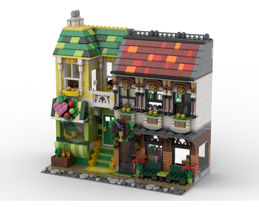 LEGO MOC Casa de Vino Tinto by Brick Artisan | Rebrickable - Build with ...