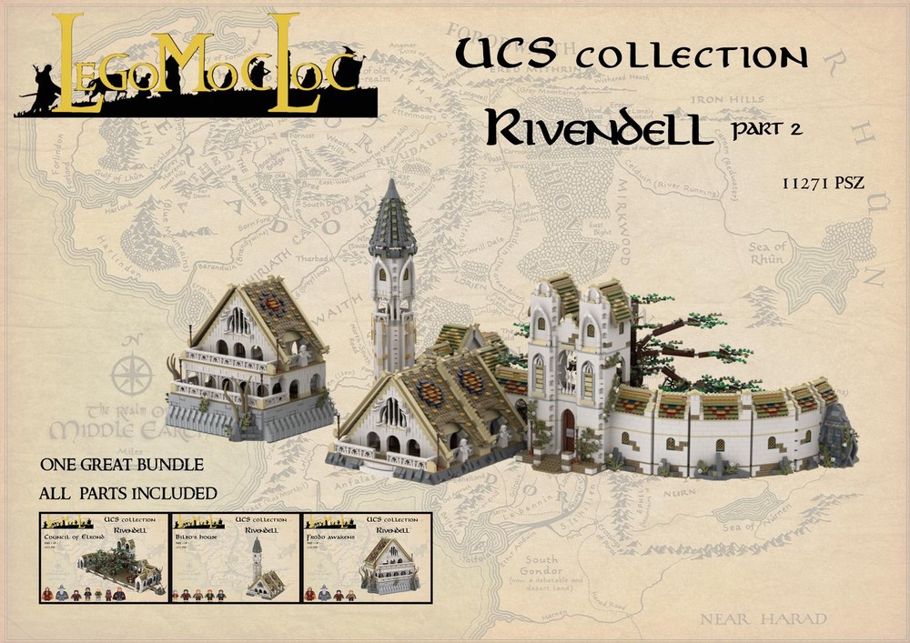 Lego Moc Ucs Rivendell Bundle 2 By Legomocloc Rebrickable Build
