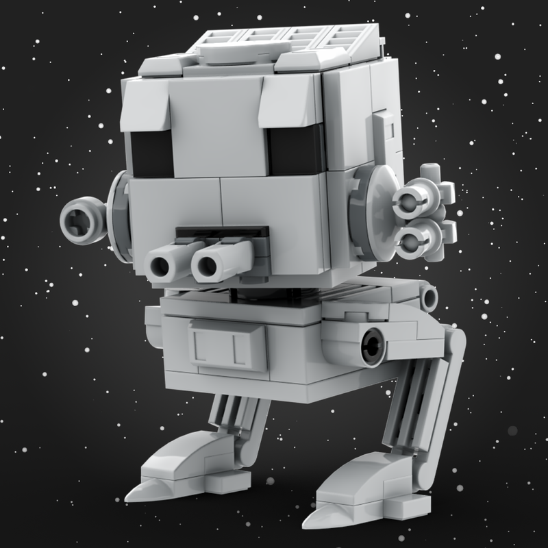 LEGO MOC AT-ST BrickHeadz by Stormythos | Rebrickable - Build with LEGO