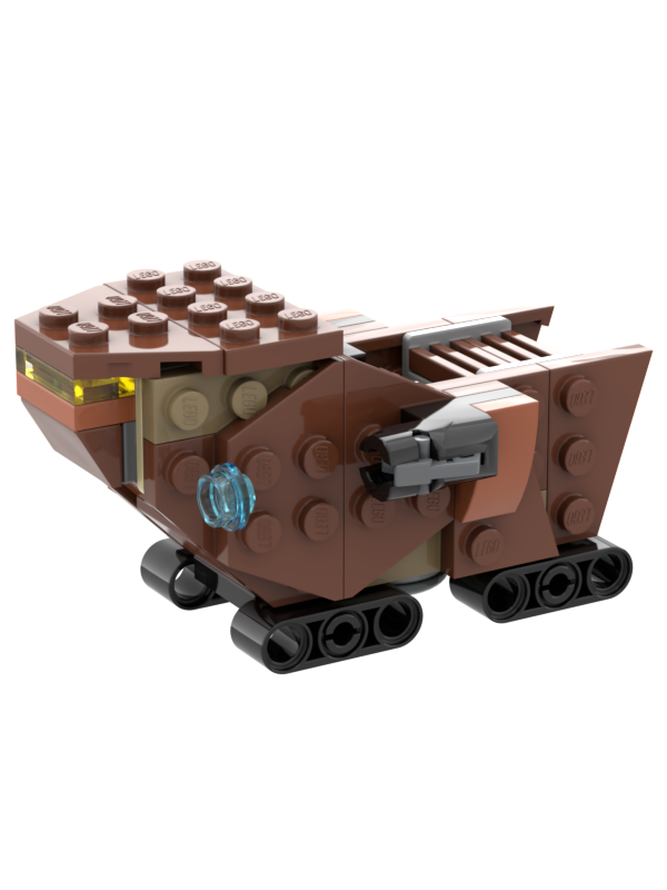 LEGO MOC Sandcrawler Microfighter by SaiBrickShop | Rebrickable - Build ...