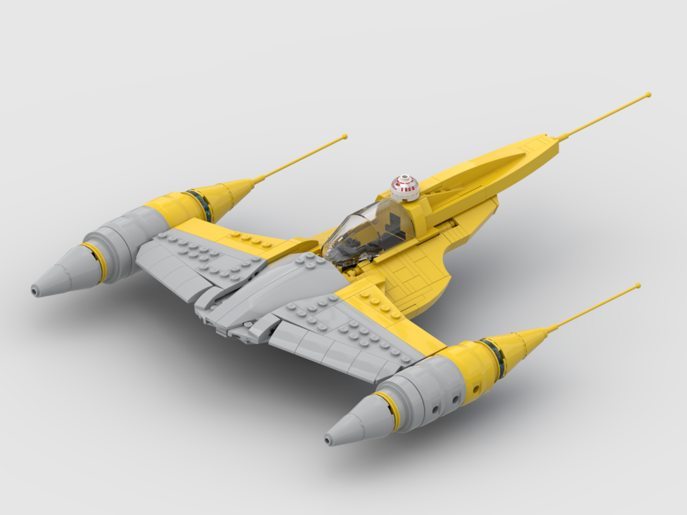 LEGO MOC Theed N-1 Naboo Starfighter by LLep | Rebrickable - Build with ...