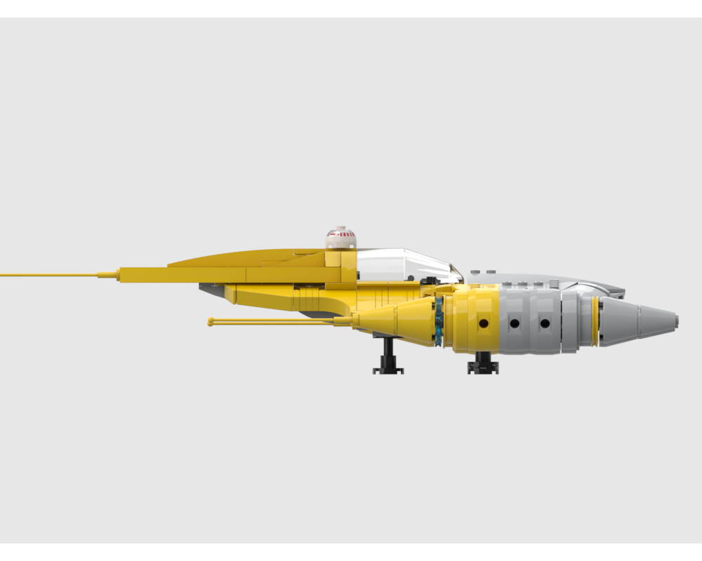 LEGO MOC Theed N-1 Naboo Starfighter by LLep | Rebrickable - Build with ...