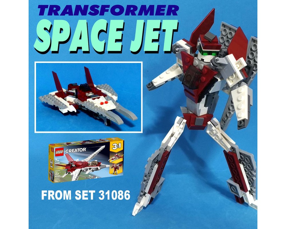 LEGO MOC Transformer Space Jet from set 31086 by alanyuppie ...