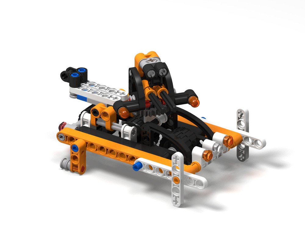 LEGO MOC MOC 42088 - Three wheeled Tank by adix.89 | Rebrickable ...