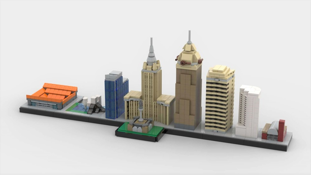 LEGO MOC Cleveland Ohio Skyline (original version) by GreatToBeGary ...