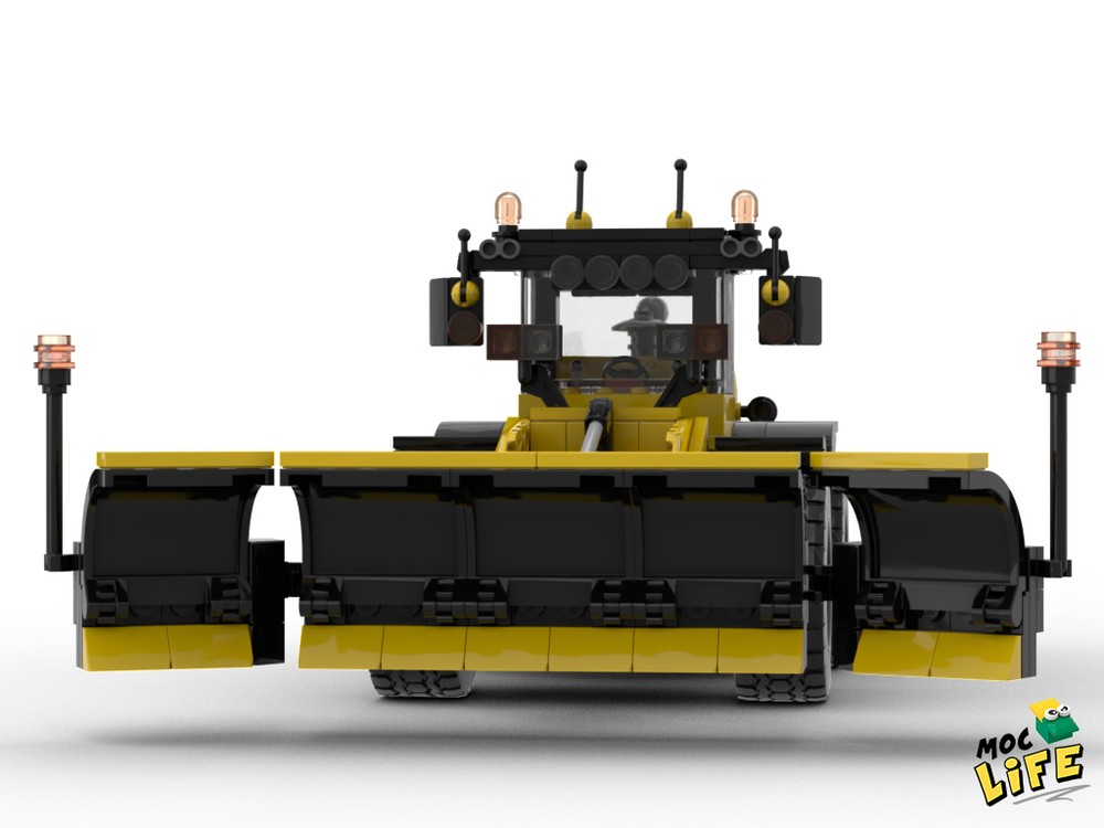 LEGO MOC Case loader with snow plow by MocLife | Rebrickable - Build ...