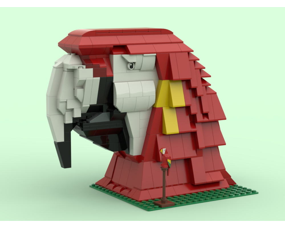 LEGO MOC Macaw by Trex2020 | Rebrickable - Build with LEGO