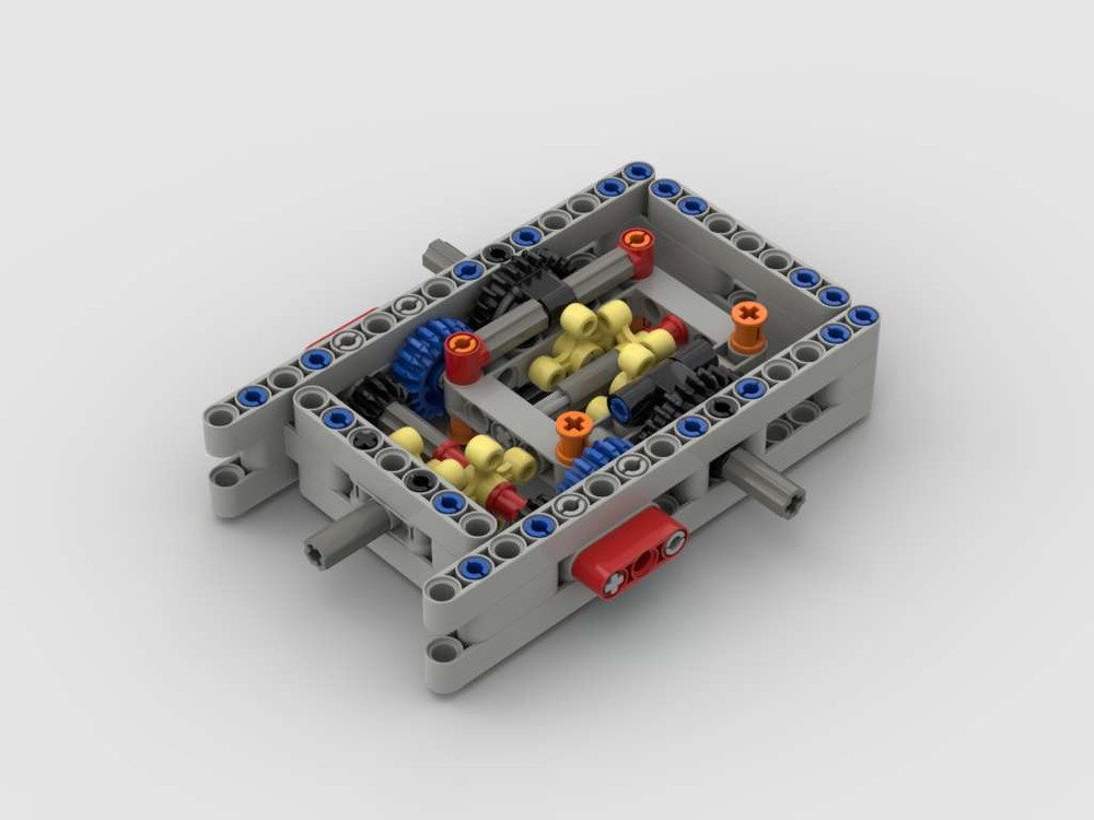 Lego Moc Heavy Duty Differential By Donsantos Rebrickable Build