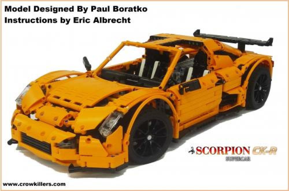 LEGO MOC Scorpion CK-R Supercar by Crowkillers | Rebrickable - Build ...
