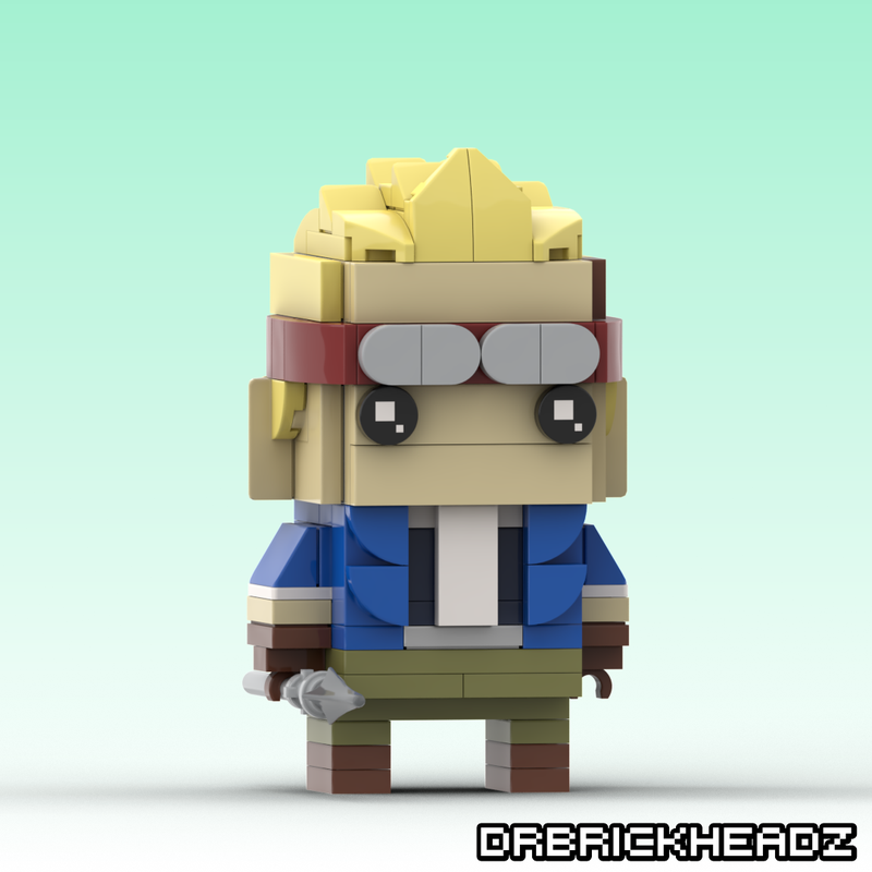 Lego Moc Cid Highwind Ffvii Brickheadz By Drbrickheadz Rebrickable