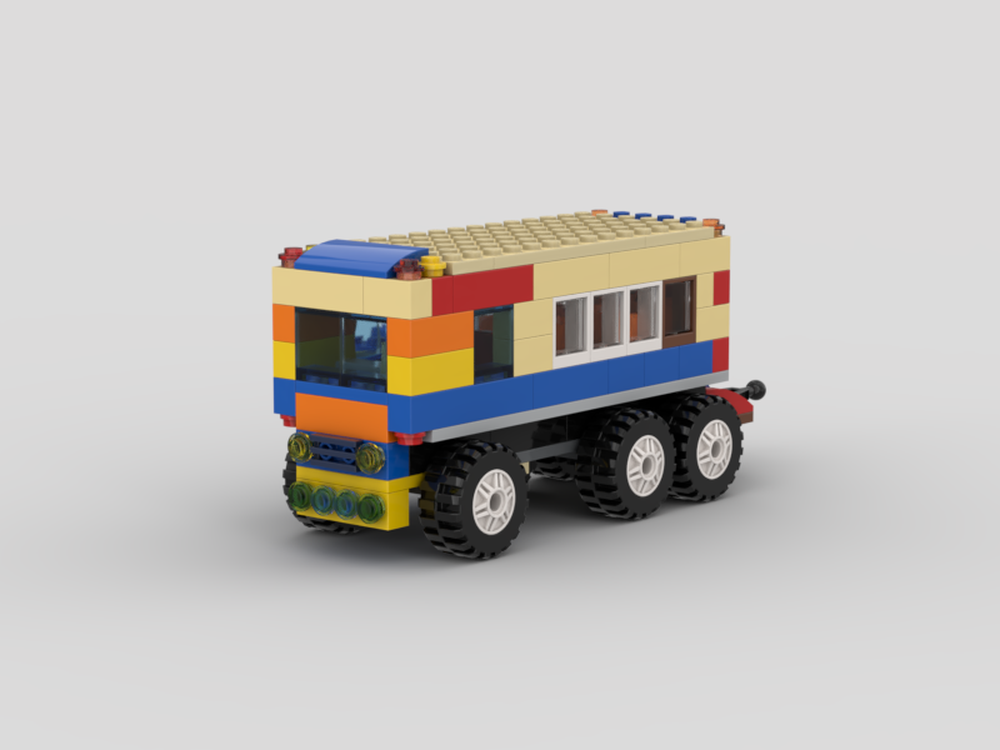 LEGO MOC Trail Bus by kongkong250 | Rebrickable - Build with LEGO