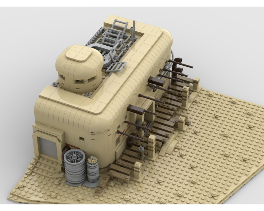 LEGO MOC Mos Pelgo Cantina by snotwars | Rebrickable - Build with LEGO