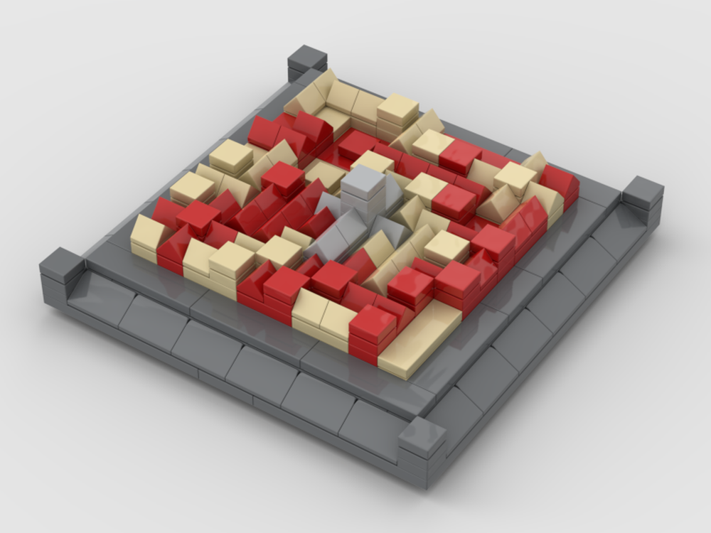 LEGO MOC Mini Cathedral Set by Gobboleone | Rebrickable - Build with LEGO