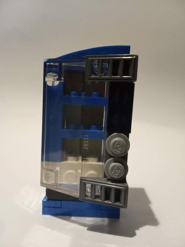 Lego Moc Blue Vending Machine By Jimboblimb Rebrickable Build With Lego