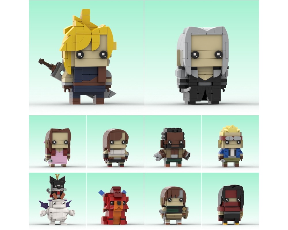 LEGO MOC FFVII Brickheadz Complete Collection by DrBrickheadz ...