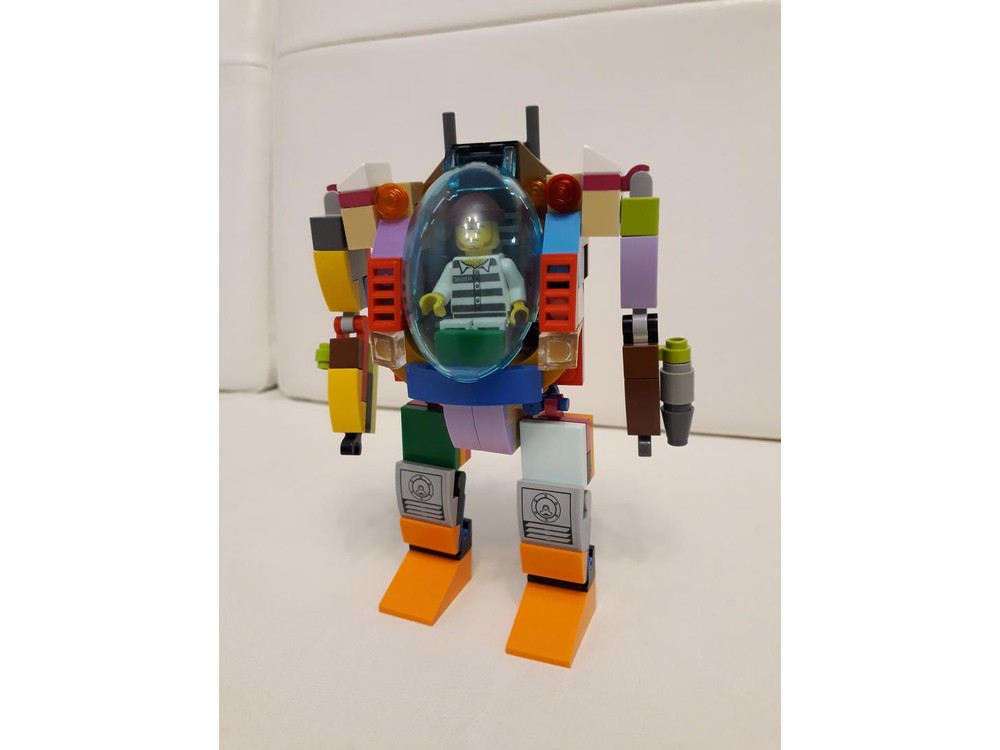 Lego Moc Mecha Robot Suit By Ervit Rebrickable Build With Lego