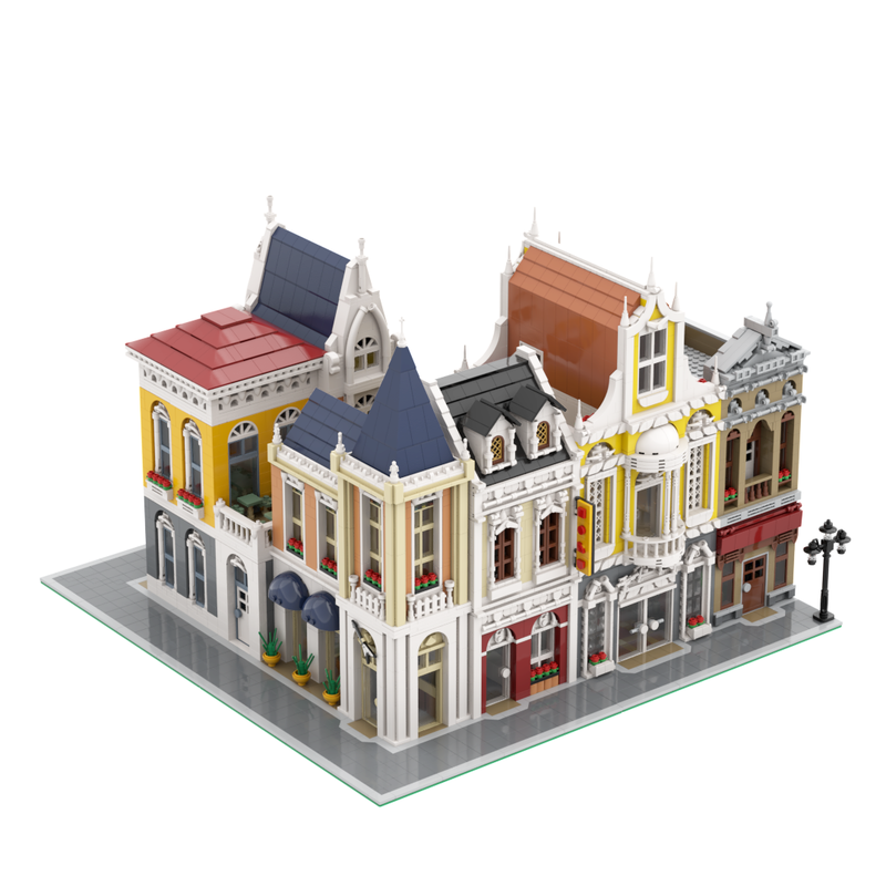 LEGO MOC Radio Station and Music Store Modular Buildings by MOC_Expert ...