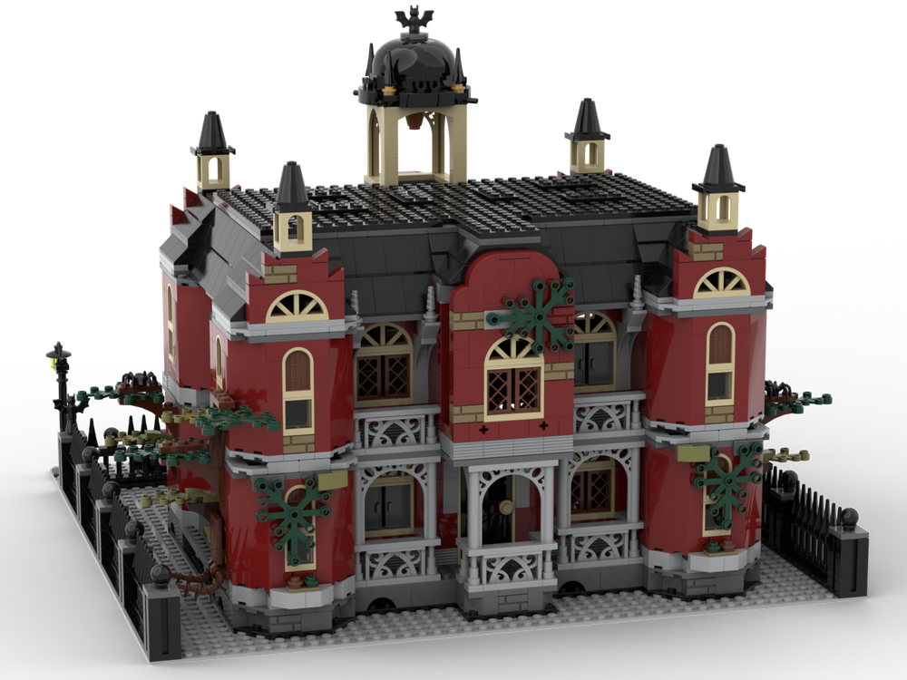 LEGO MOC Newbury modular High School by Huebre | Rebrickable - Build ...