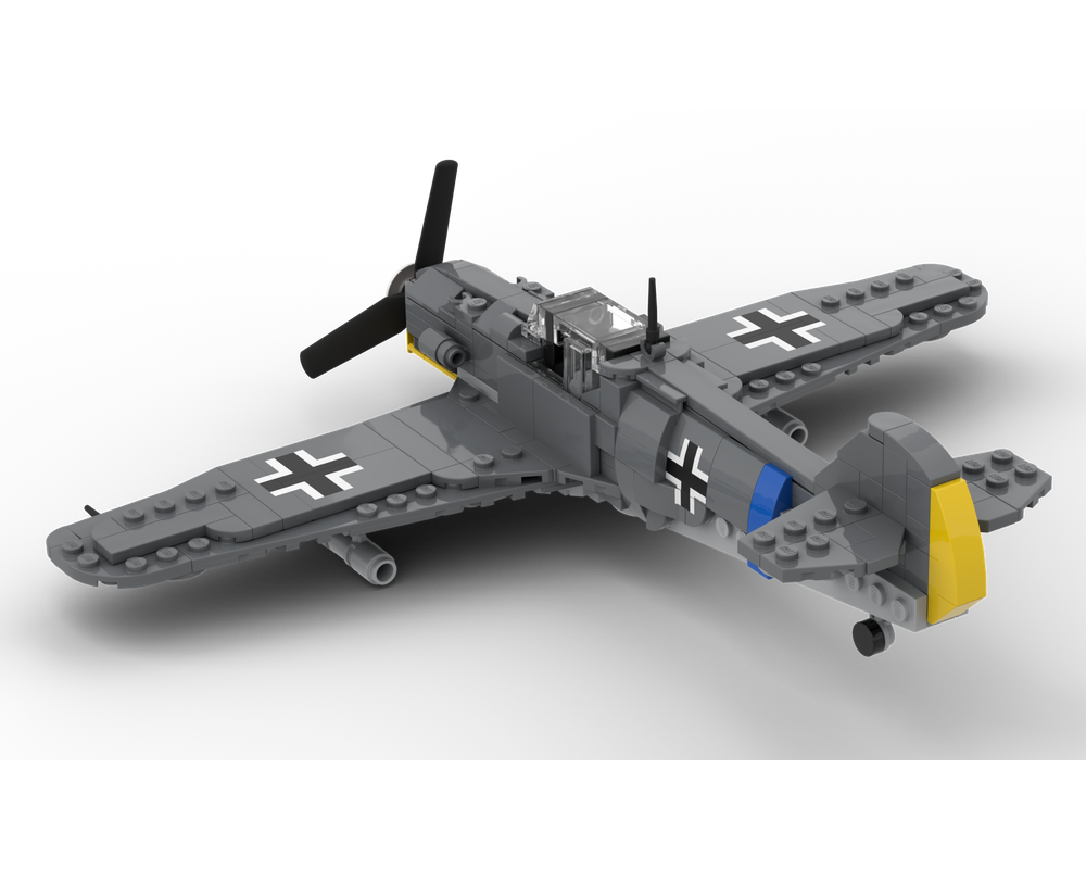 LEGO MOC Messerschmitt Bf 109 G-6 by model hangar | Rebrickable - Build with LEGO