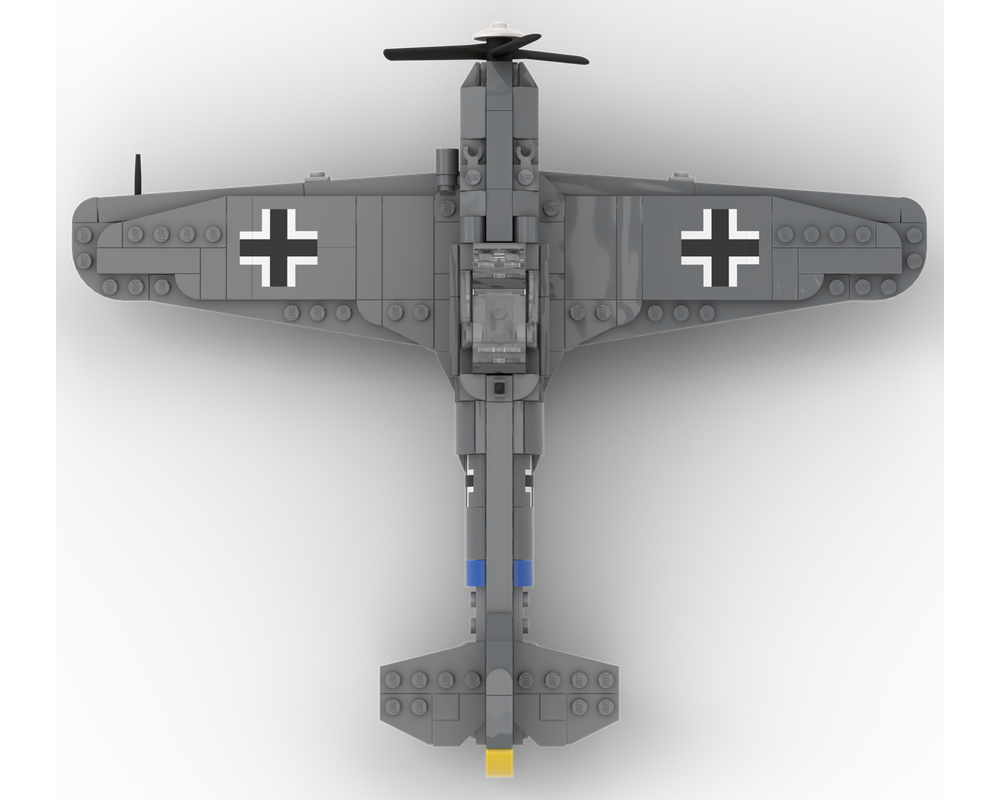 LEGO MOC Messerschmitt Bf 109 G-6 by model hangar | Rebrickable - Build with LEGO