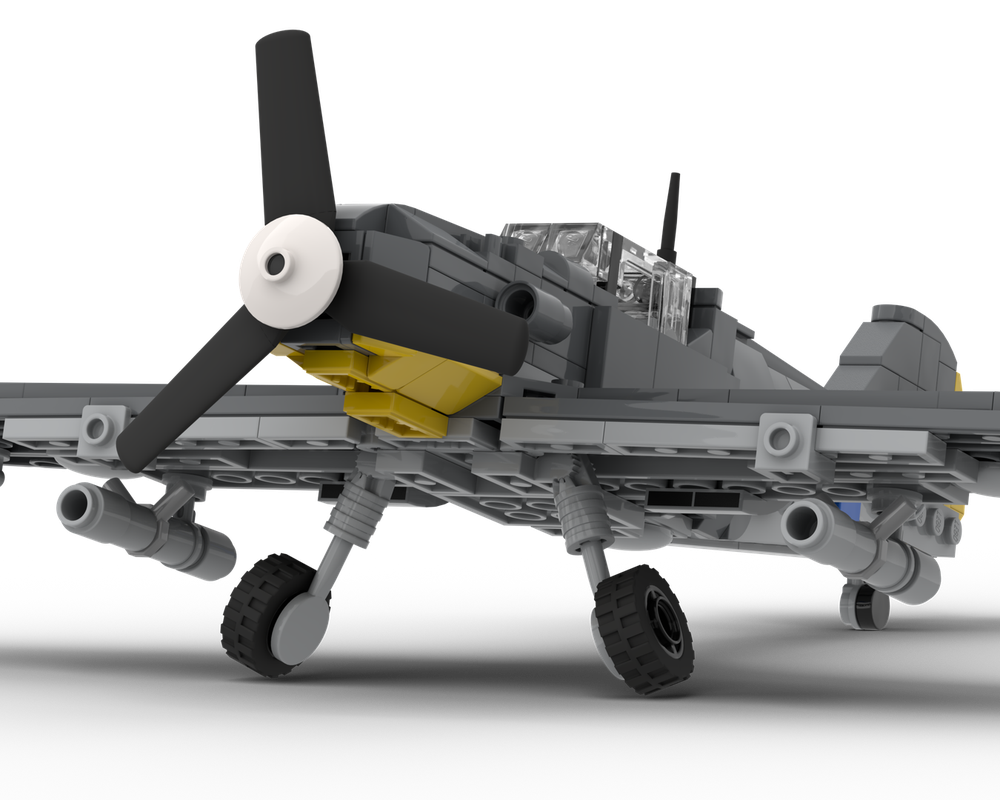 LEGO MOC Messerschmitt Bf 109 G-6 by model hangar | Rebrickable - Build with LEGO