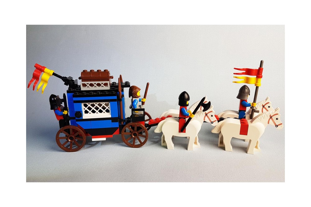 LEGO MOC Medieval Queen's Carriage by fidi70 | Rebrickable - Build with ...