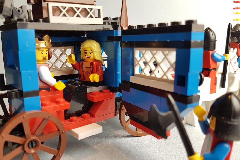 LEGO MOC Medieval Queen's Carriage by fidi70 | Rebrickable - Build with ...