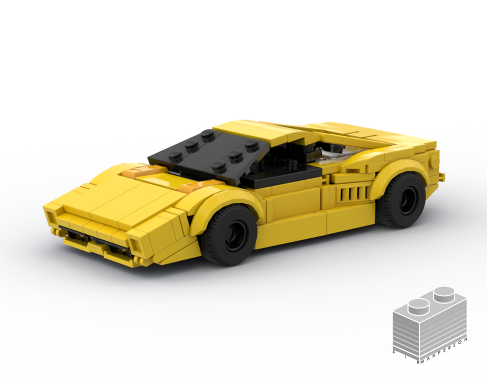 LEGO MOC 80's Supercar by SirManperson | Rebrickable - Build with LEGO