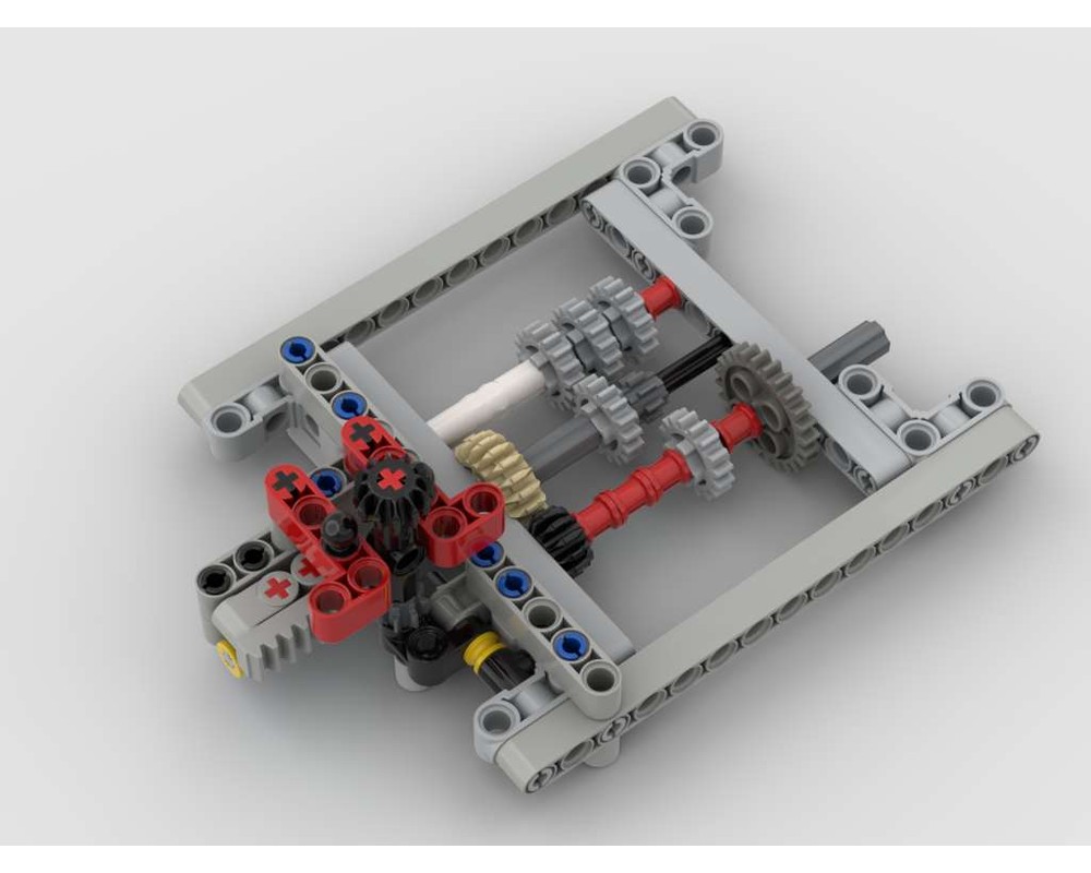 LEGO MOC 3-speed gearbox with comfortable manual step switch by Don ...