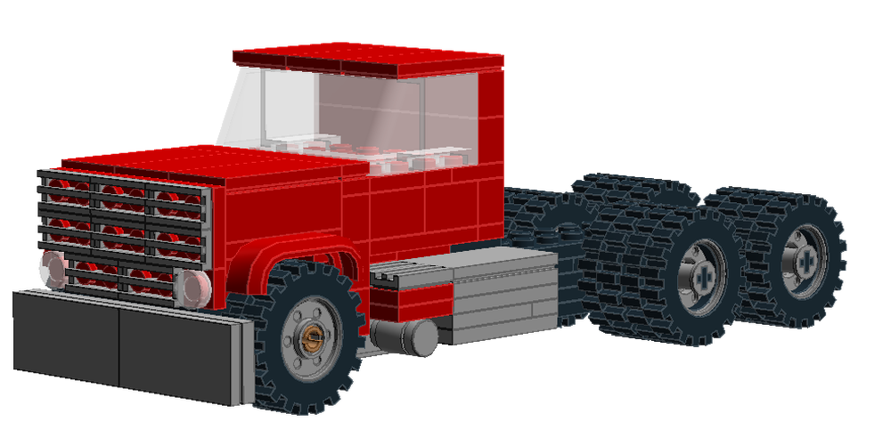 LEGO MOC Snowrunner GMC MH9500 by EDL Bricks | Rebrickable - Build with ...