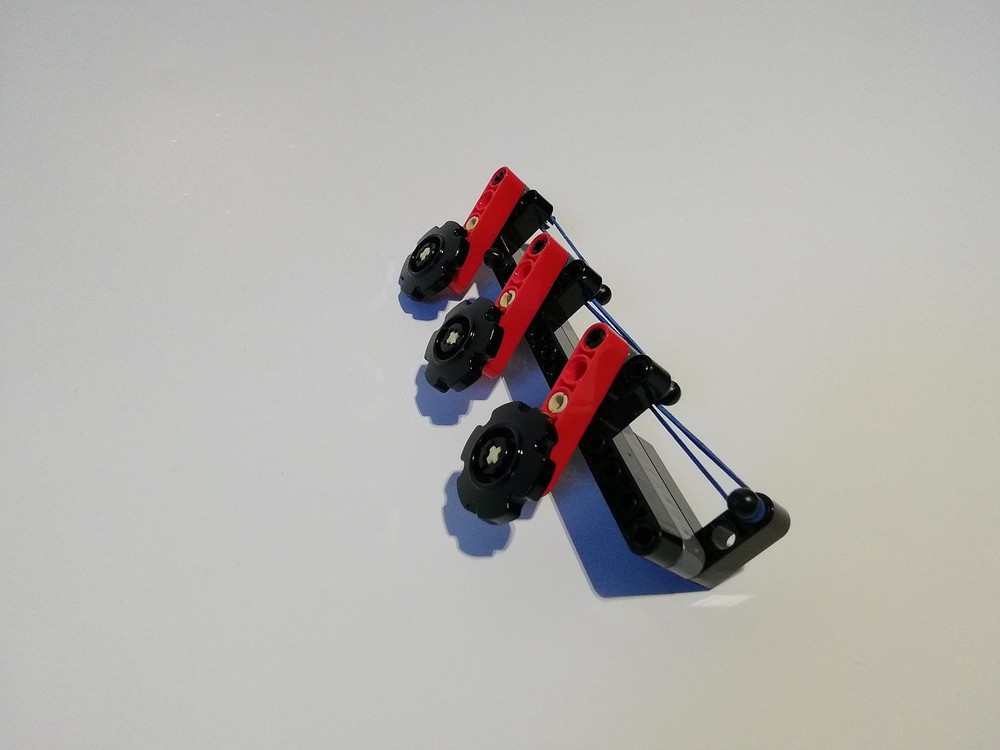 LEGO MOC Tank Suspension Using Rubber Bands by Simstorm | Rebrickable ...