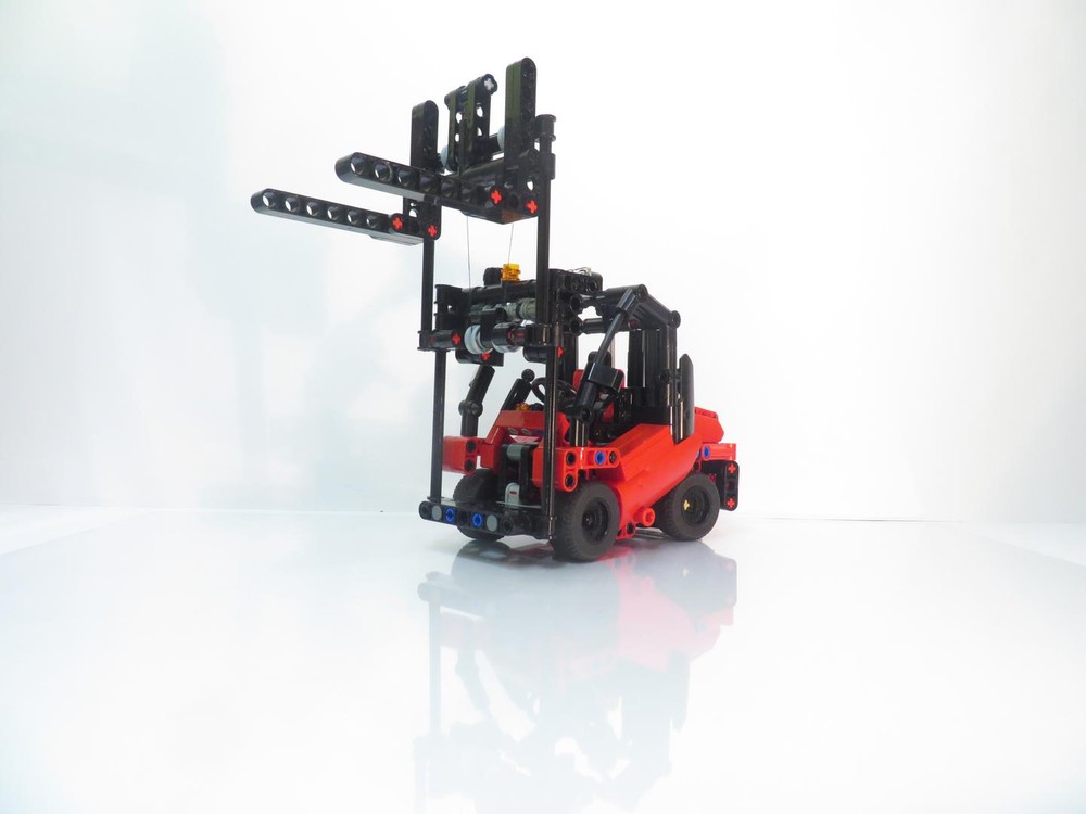 Lego Moc Mini Forklift By Krall Rebrickable Build With Lego