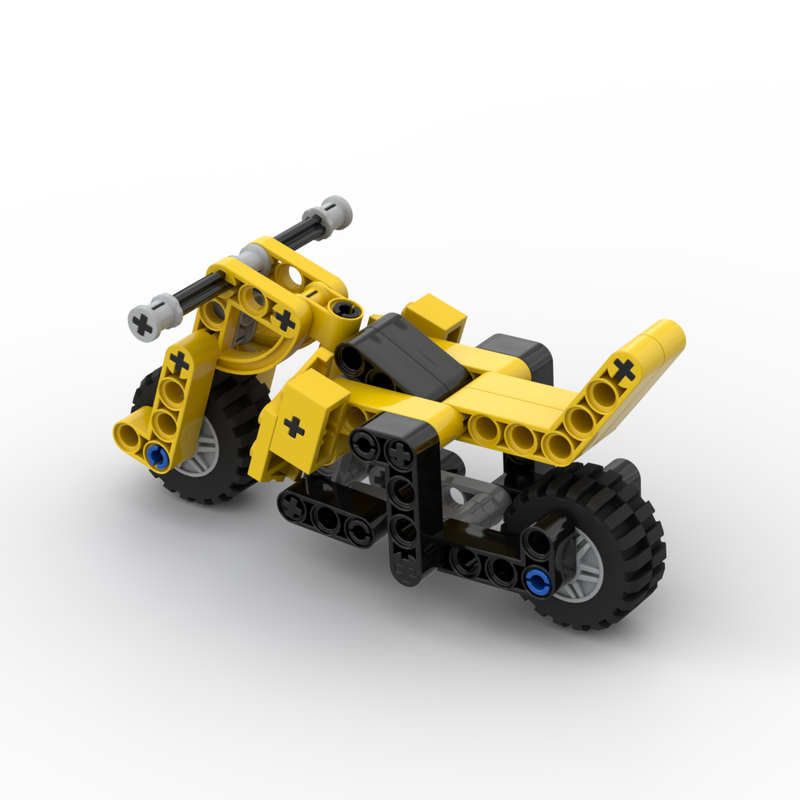 LEGO MOC-62445 8270 Mini Motorbike by Nequmodiva | Rebrickable - Build ...
