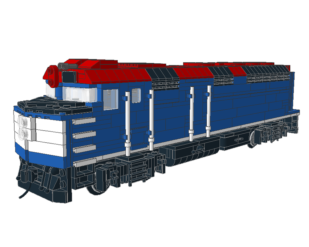 LEGO MOC Metra F40PH-2 by a.kemp | Rebrickable - Build with LEGO