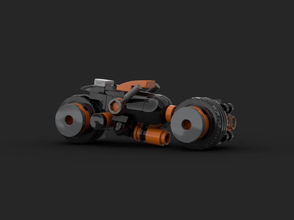 LEGO MOC Orange Lightning Motorcycle by Superesc | Rebrickable - Build ...