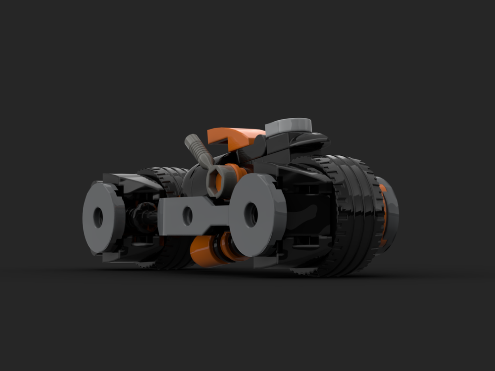 LEGO MOC Orange Lightning Motorcycle by Superesc | Rebrickable - Build ...