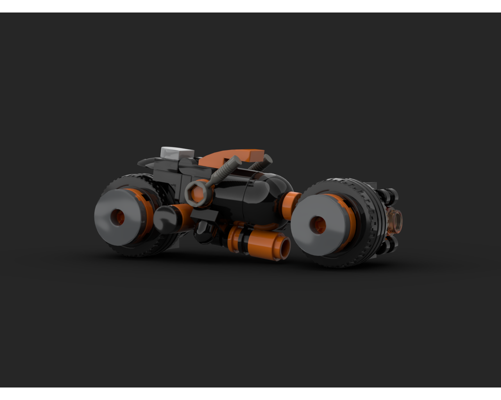 LEGO MOC Orange Lightning Motorcycle by Superesc | Rebrickable - Build ...
