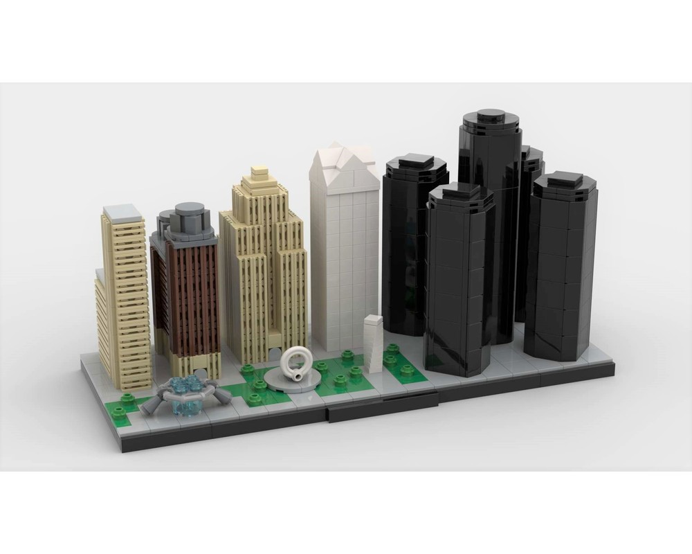 LEGO MOC Detroit Michigan Skyline by GreatToBeGary | Rebrickable ...