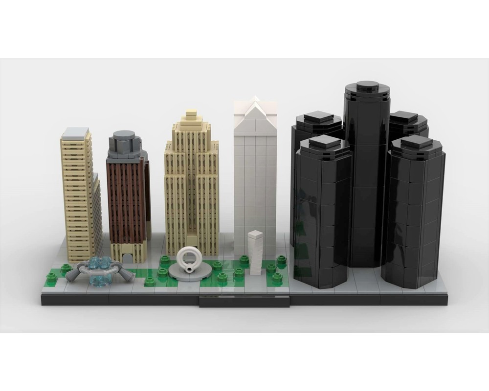 LEGO MOC Detroit Michigan Skyline by GreatToBeGary | Rebrickable ...